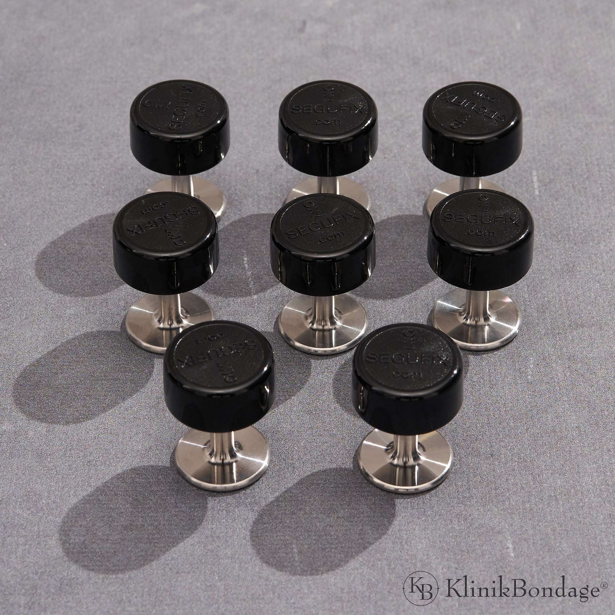 Permanent Bondage Bettset in Schwarz|Klinik Bondage